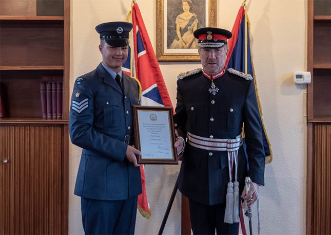 PRESENTATION of LORD-LIEUTENANT’S CERTIFICATES for MERITORIOUS SERVICE ...