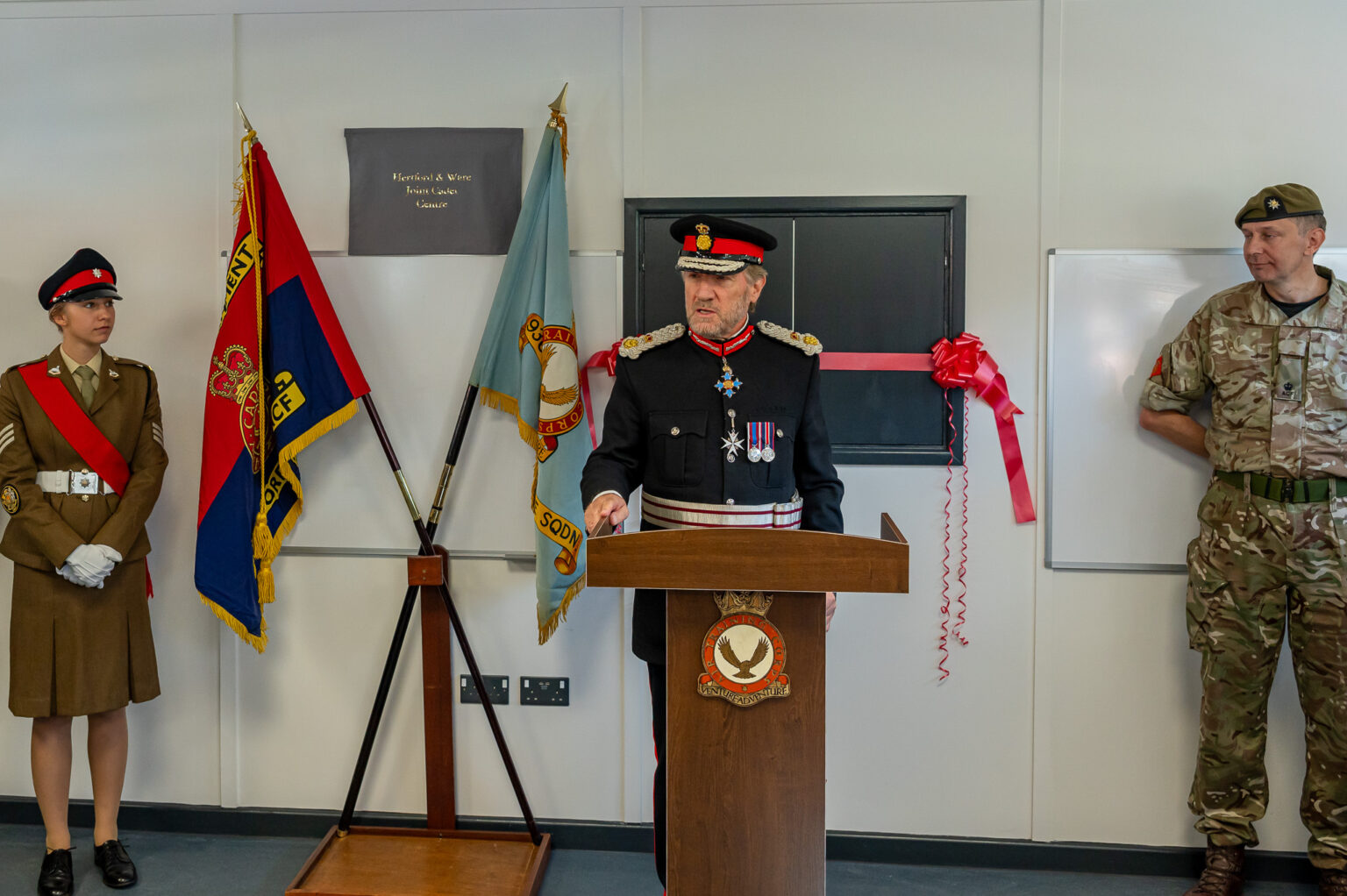 Opening of joint Air Force and Army Cadet Unit in Ware – The ...
